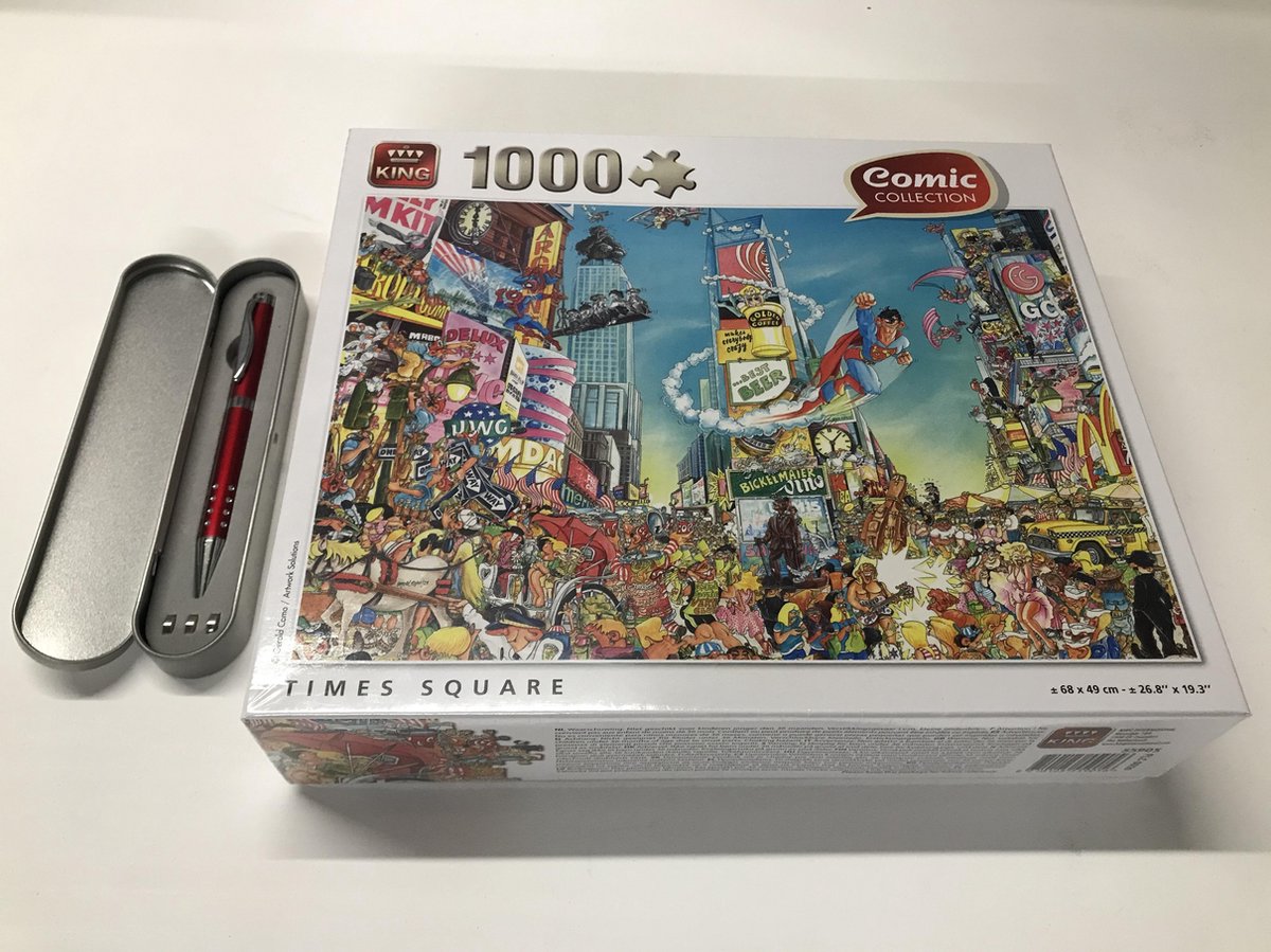 King - legpuzzel - Times Square - Comic Collection - 1000 stuks ...