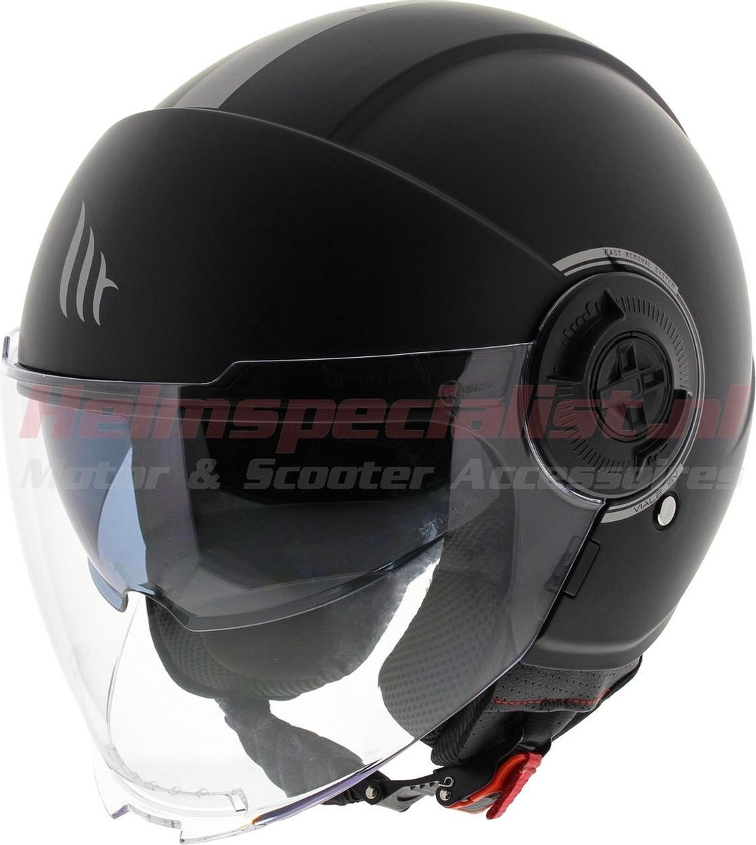 MT Jethelm Viale SV mat zwart S motorhelm scooterhelm | bol.com