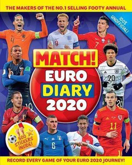 Match! Euro Diary 2020, Match | 9781529026634 | Boeken | bol.com