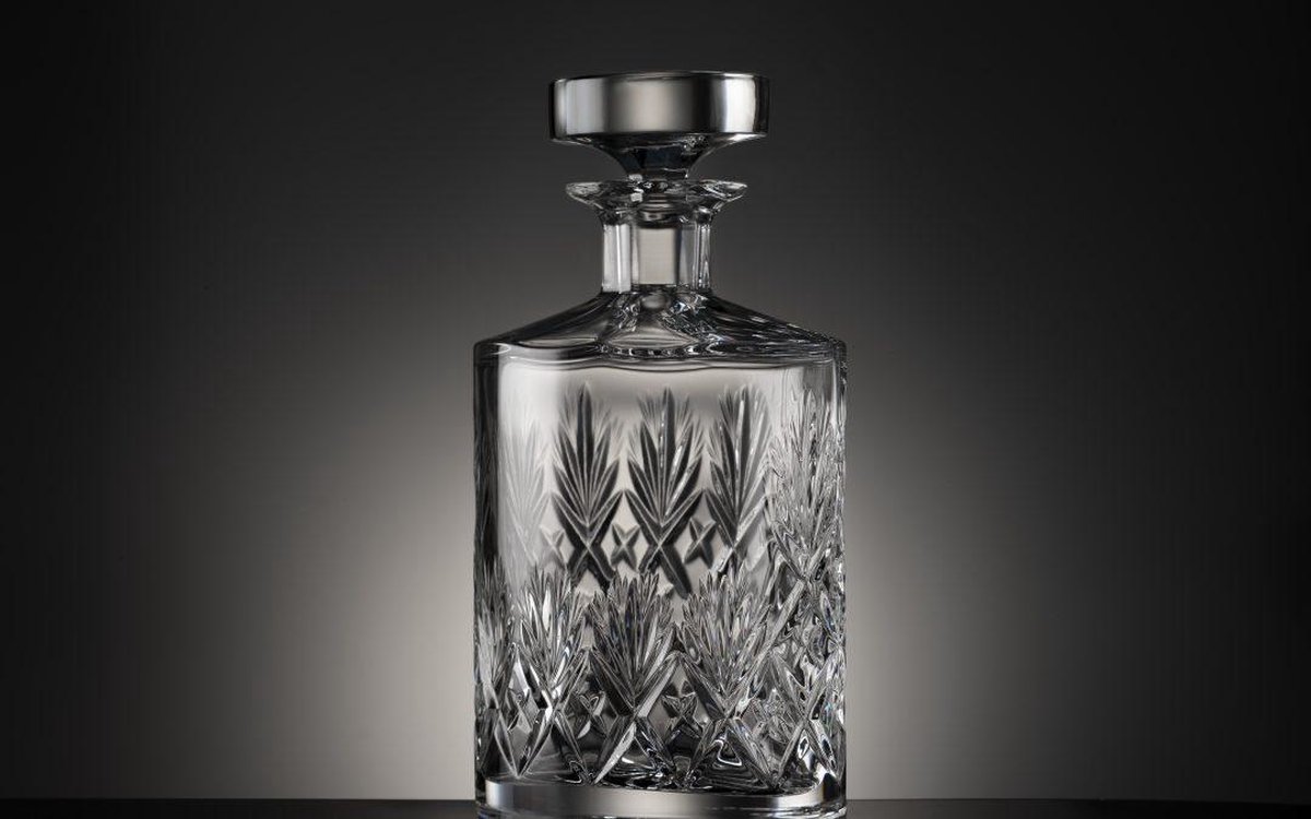 Zeer exclusieve Glencairn Karaf SKYE OVAL - Kristal 24% loodkristal ...