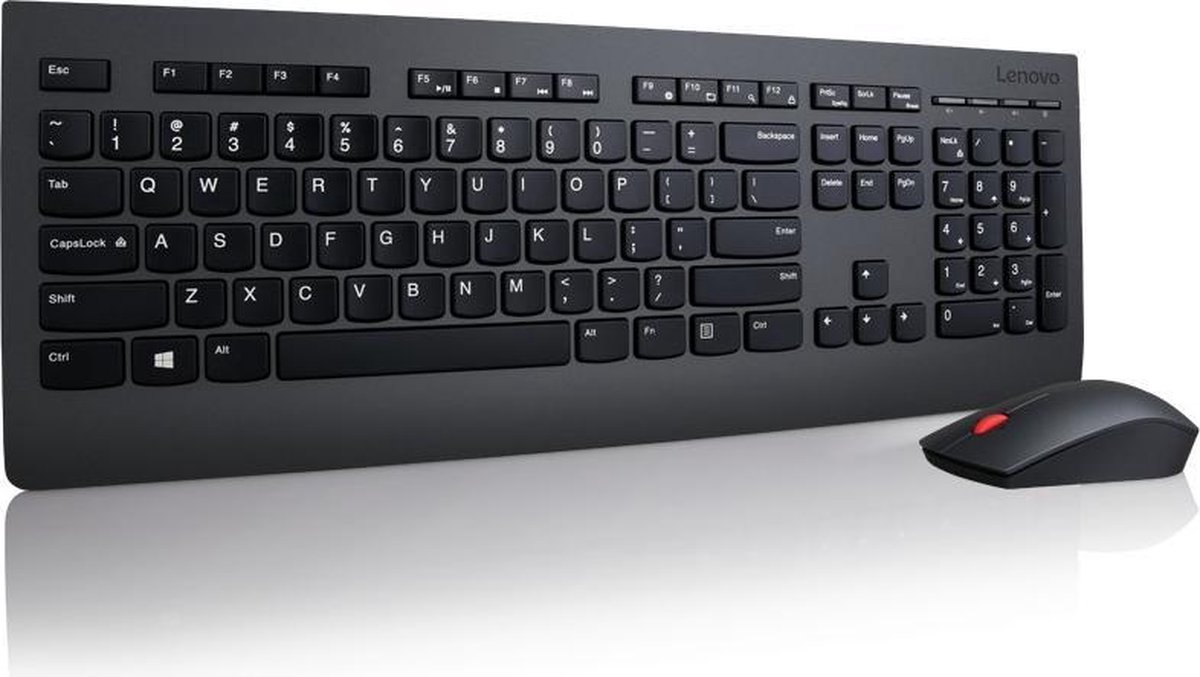 Lenovo 4X30H56829 RF Draadloos QWERTY Amerikaans Engels Zwart ...