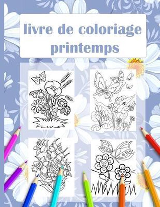 livre de coloriage printemps | 9798727162712 | printemps ENT | Boeken ...