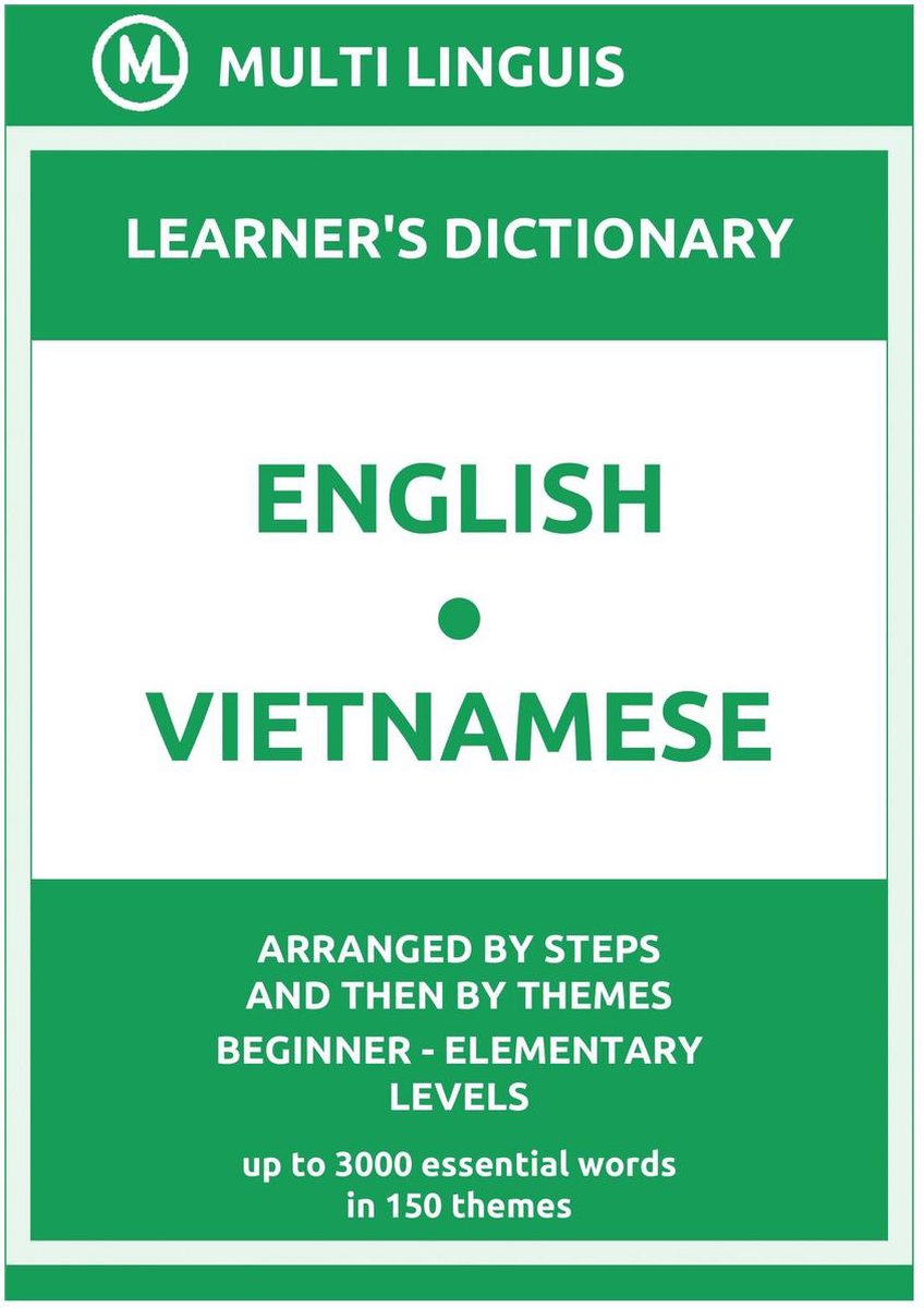 Vietnamese Language Dictionaries - English-Vietnamese Learner's ...