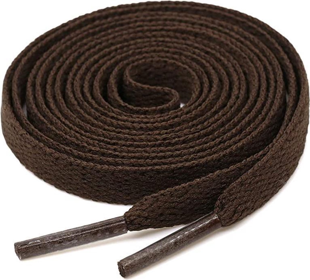 Schoenveters - Veters - Sneakerveters - Sportschoenen - Plat - Bruin ...