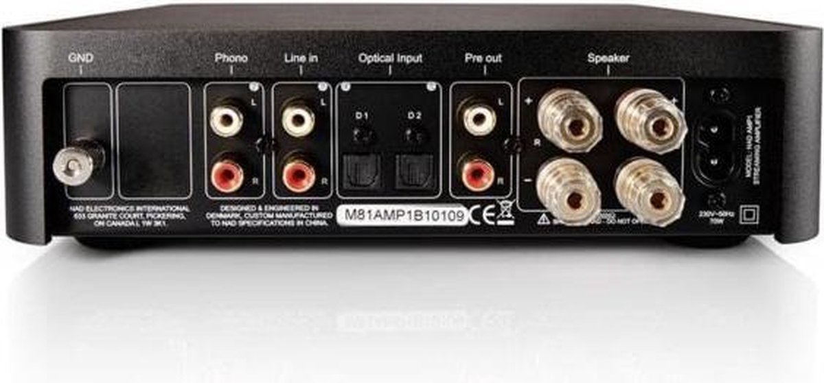 NAD AMP1 Stereo Versterker Bol NAD AMP1 Stereo Versterker Bol