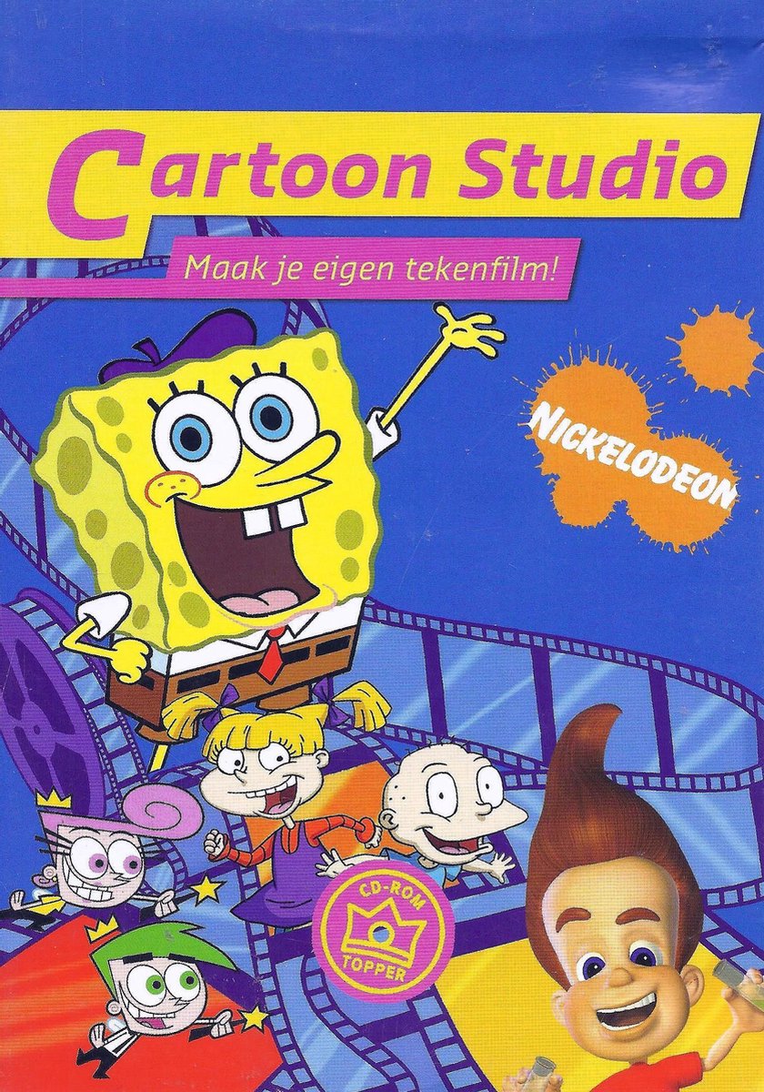 Nickelodeon Cartoon Studio "Maak Je Eigen Tekenfilm" Nederlandstalig ...