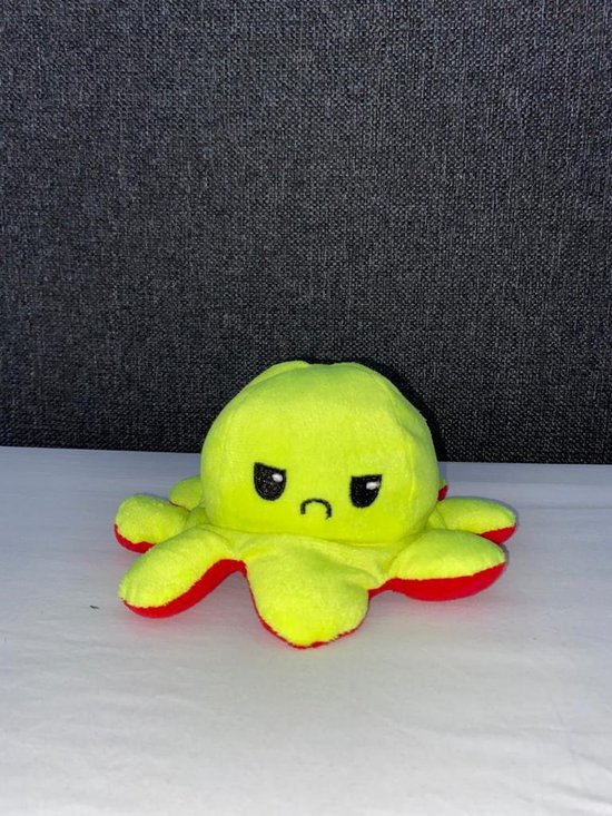 Octopus knuffel – Mood Knuffel – Blij/Boos Knuffel – Omkeerbaar ...
