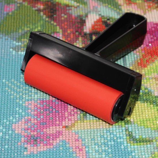 Diamond Painting roller - 10cm - Blauw - Diamond Painting accessoires | bol