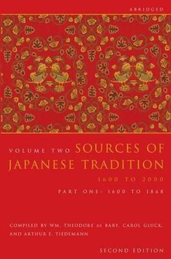Sources of Japanese Tradition, Abridged: 1600 to 2000; Part 2 ...