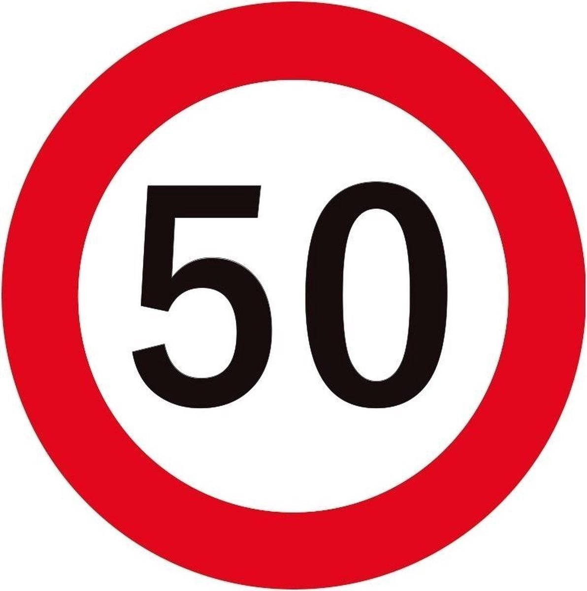 Feestartikelen 50 jaar verjaardag versiering pakket verkeersborden ...