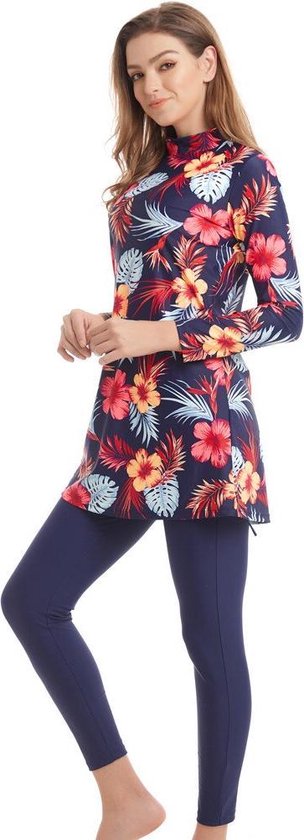 Nezr® Burkini Islamitisch Zwempak - Zwempak Dames - Boerkini Moslima ...