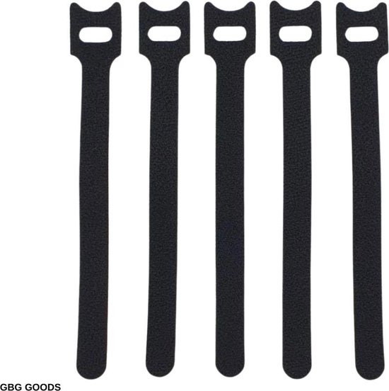 GBG Kabelbinders Klittenband Zwart 20 stuks - Klittenband Kabelbinder ... GBG Kabelbinders Klittenband Zwart 20 stuks - Klittenband Kabelbinder ...