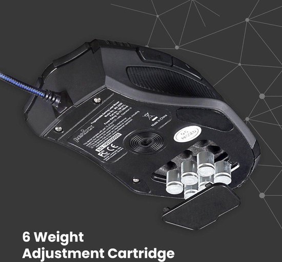 Perixx MX-2000 gaming laser muis - 11 programmeerbare knoppen - Avago ...