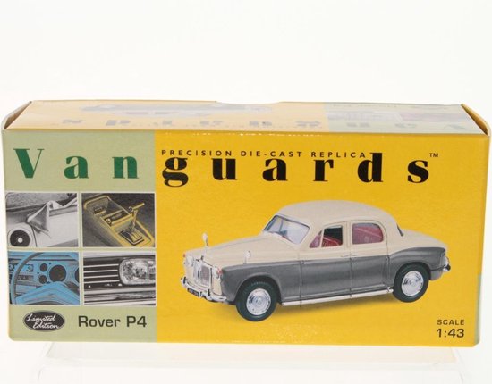 Modelauto 1:43 Rover P4 Scale Model Vanguards | bol.com