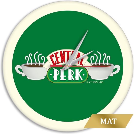Wandklok Friends Central Perk 30,50 cm groot 3,6cm dik | bol.com