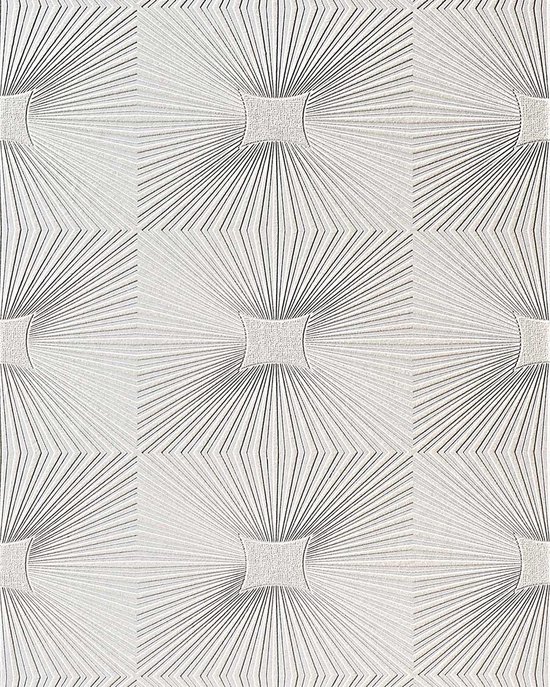 EDEM Reliëf Behang - Wit vinyl voor muur en plafond - Wasbestendig ...