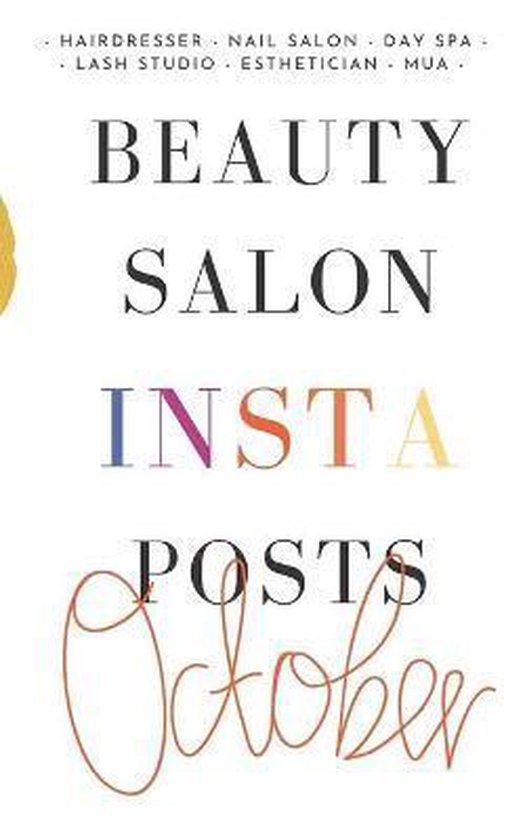 Beauty Salon Insta Posts | 9798686483866 | Malgorzata - Rosek ...