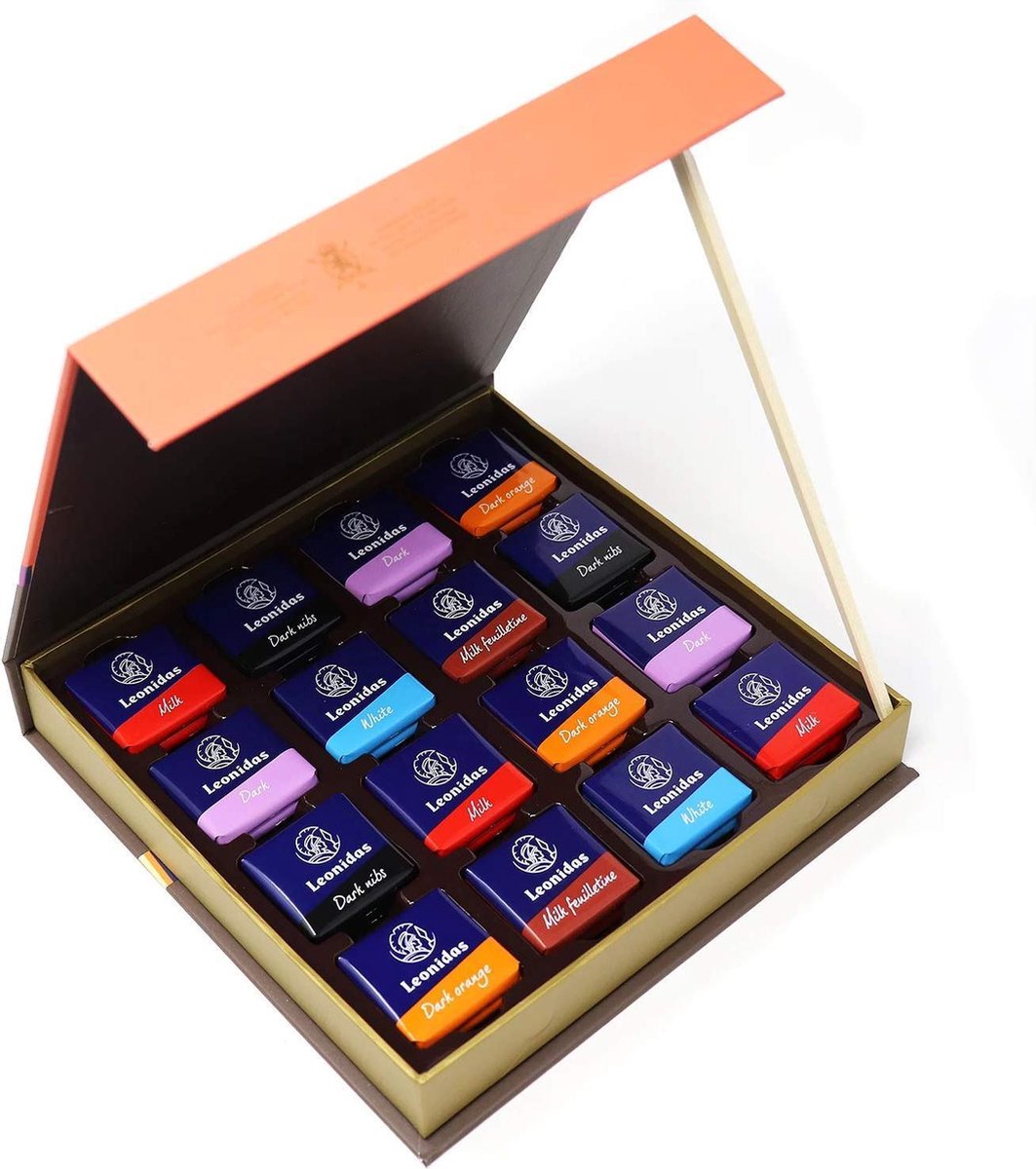 Chocolade Cadeau | Leonidas Bonbons | Giftbox Napolitains | 32 stuks ...