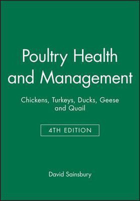 Poultry Health and Management, Sainsbury | 9780632051724 | Boeken | bol.com