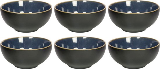 Gusta Table Tales schaaltje indigo Ø12,3x5,7cm - set 6 stuks | bol