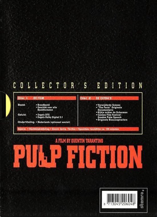 Pulp Fiction (2DVD) (Collector's Edition) (Dvd), John Travolta | Dvd's ...