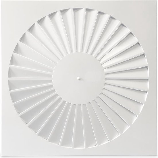 Wervelrooster voor inleg systeemplafond 595 x 595mm - rond Ø 540mm ...