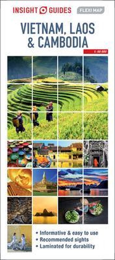 Insight Guides Flexi Map Vietnam, Cambodia and Laos, Insight Guides ...