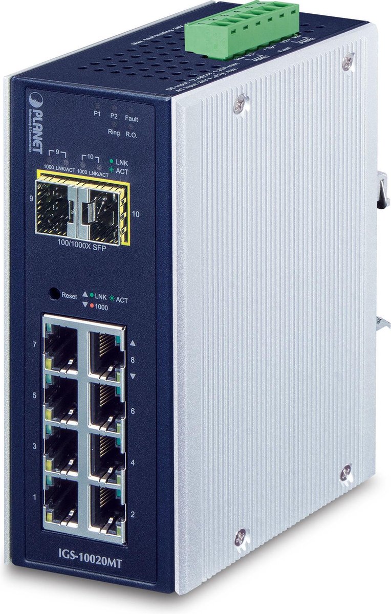 PLANET IGS-10020MT netwerk-switch Managed L2+ Gigabit Ethernet (10/100 ...