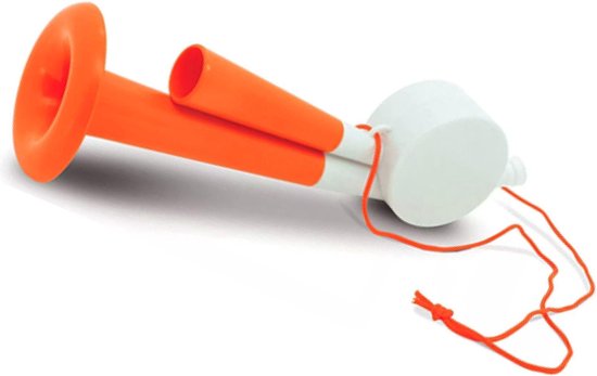 Oranje Fan Toeter 2 tonig met koord. | bol.com