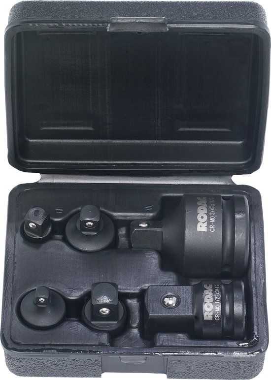 RODAC 20029S00A Verloopstukkenset voor ratel- & slagmoersleutels 6 ...