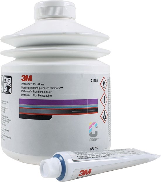 3M Platinum Plus 2K Afwerkingsplamuur + Verharder | bol.com