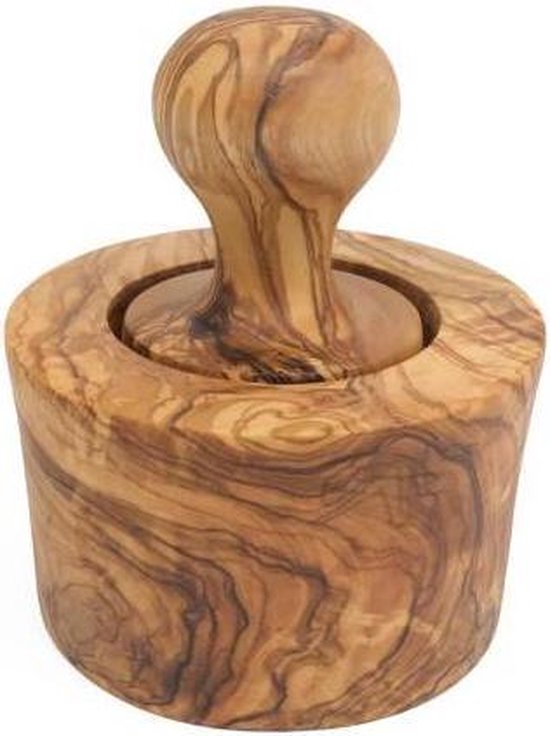 Houten vijzel met stamper, keukengerei cadeau | bol.com