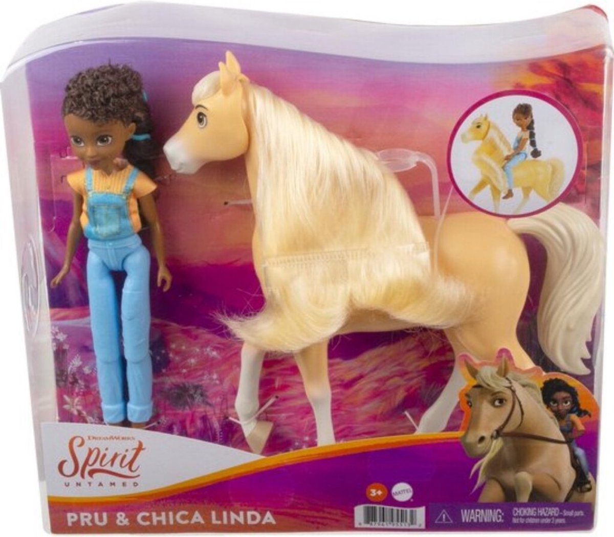 Mattel Spirit Pru & Chica Linda - Pop en Paard | bol