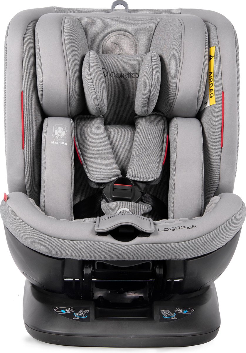Hibaby Logos Isofix - Autostoel - 360° Graden Draaibaar Autostoel - 0 t ...