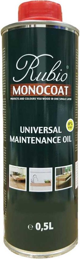 Rubio Monocoat Universal Maintenance Oil 500ml Black 127405 | bol