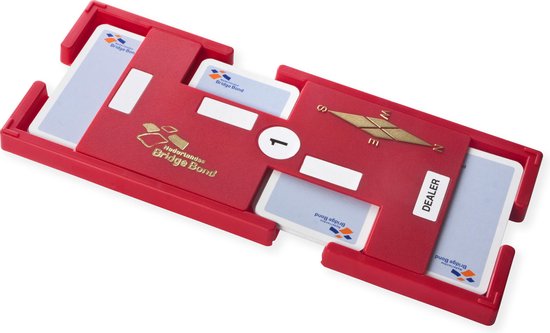 "Set van 4 Nederlandse Bridge Bond Boards, rood" | Games | bol