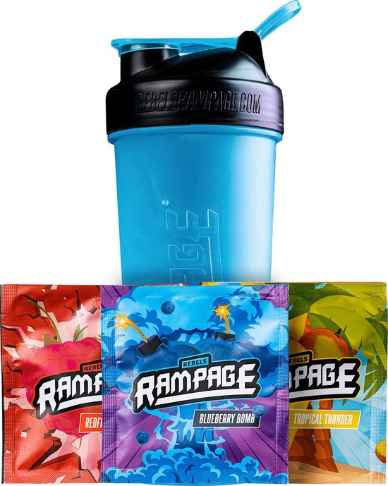 RebelsRampage Rampage Starter Pack - Energy Booster met B3, B6, B12 - 3 ...