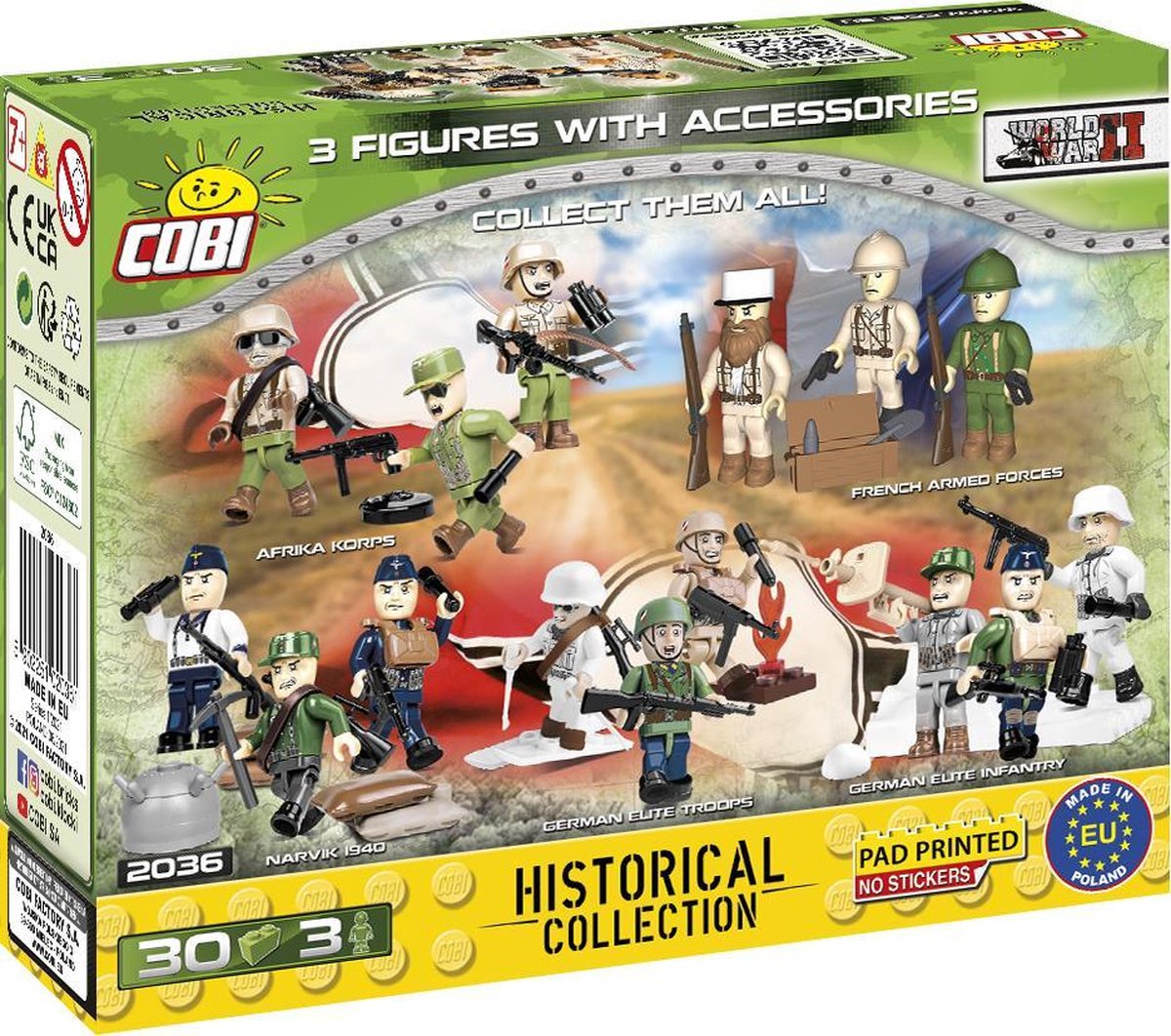 COBI WW2 6 British Special Air Service - Constructiespeelgoed ...