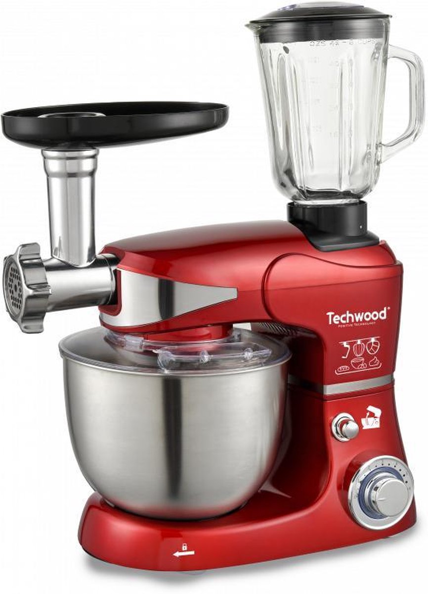 Techwood TRO5065 - Keukenmachine 3-in-1 - Staande Mixer – Blender ...