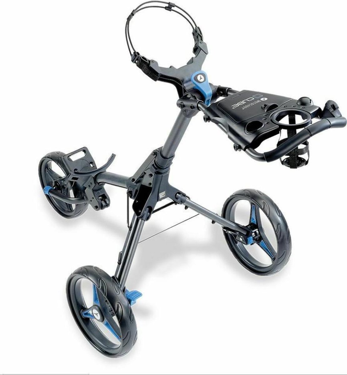MOTOCADDY CUBE PUSH TROLLEY - blue | bol.com