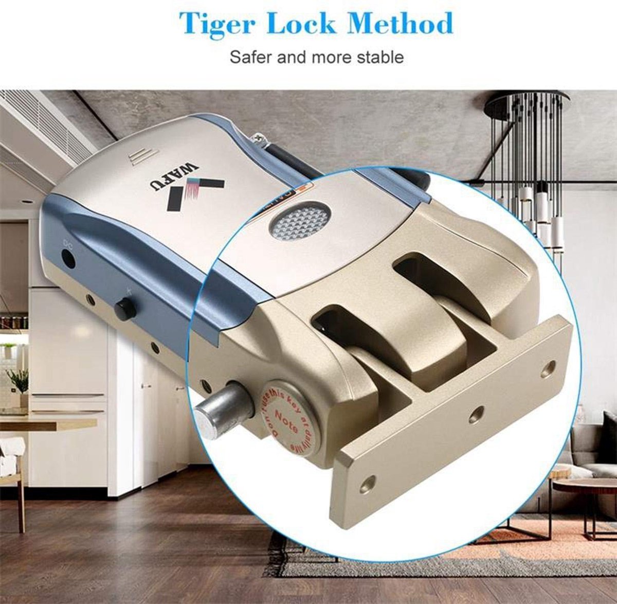 Wireless keyslot Wafu 018 - onzichtbaar slot - draadloos te bedienen ...