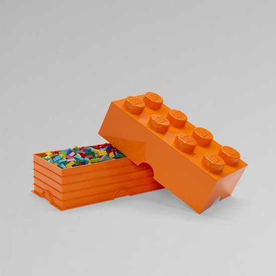 Opbergbox Brick 8, Oranje - LEGO | bol