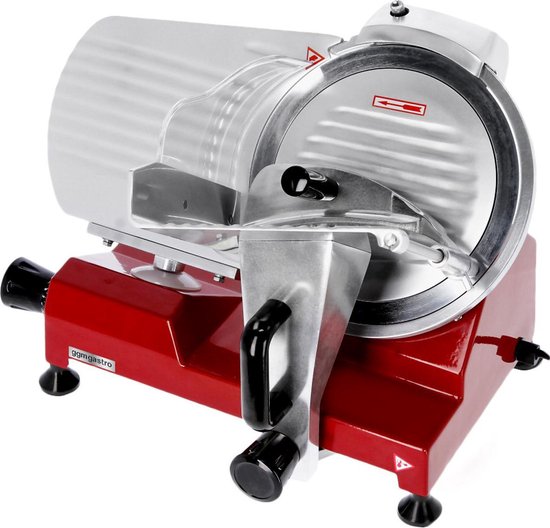 Snijmachine / mes: Ø 250 mm - rood | GGM Gastro | bol.com