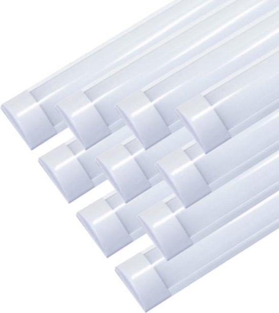 LED strip 120cm 48W (10 stuks) - Koel wit licht - ABS - Pack de 10 ...