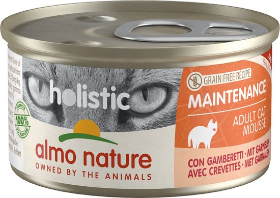 Almo Nature Natvoer voor Katten- Holistic Maintenance Mousse - 24 x 85g ...