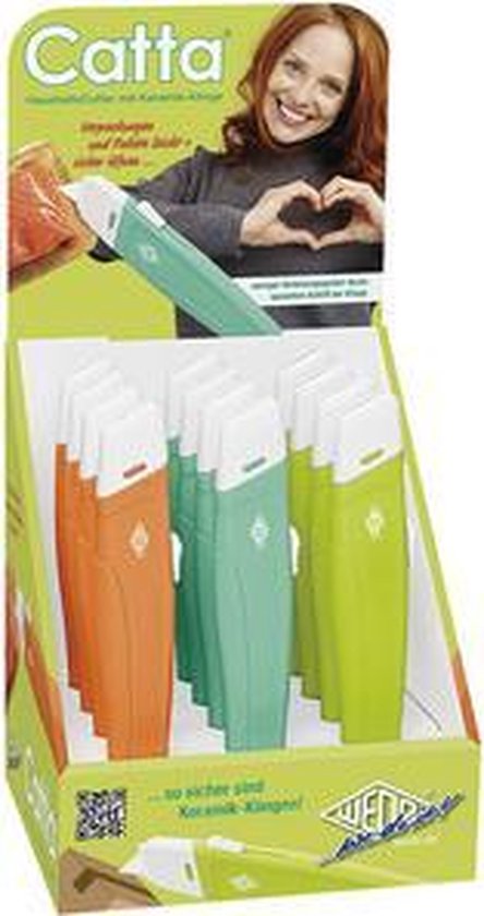 WEDO keramische trapezium bladen, doos van 3, op blisterkaart | bol