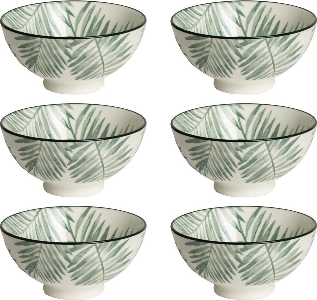 Gusta Table Tales - Schaaltje - ø10cm - Evergreen Leaf - set 6 stuks ...