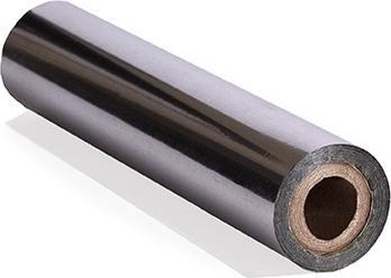 Folie op rol | 15m | zilver | glans | bol