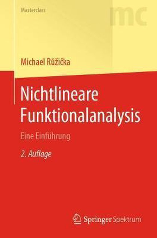 Nichtlineare Funktionalanalysis | 9783662621905 | Michael Ruzicka | Boeken | bol.com