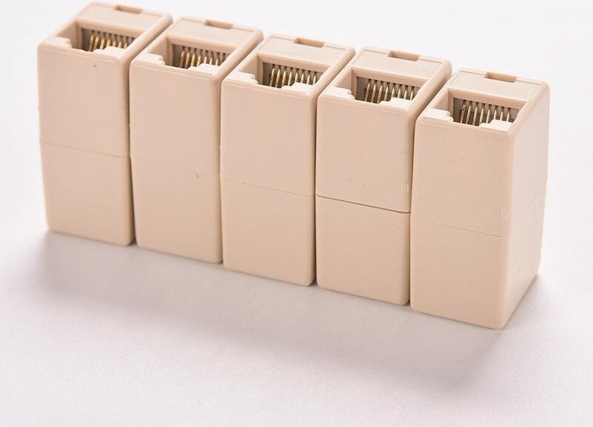 5x UTP Internet / Ethernet Kabel Koppelstuk - Netwerkkabel - Netwerk ...